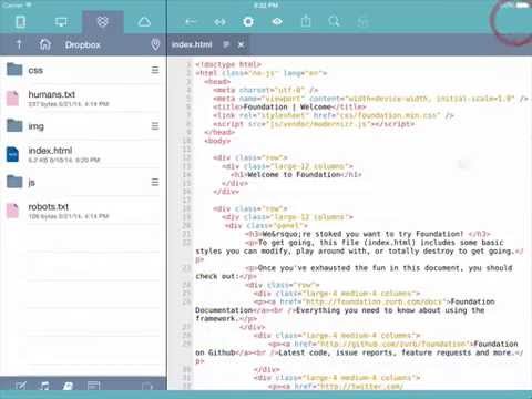 How to make previewer browser working properly with dropbox (iPad) - Koder 3