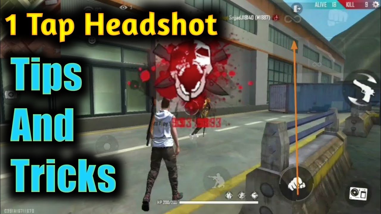 1 tap headshot tips and trick 🔥 - M1887 Gun - freefire - devil gaming ...