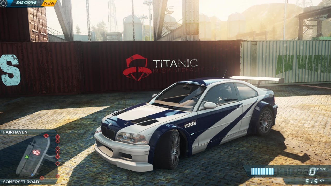 NEED FOR SPEED MW2 DLC CAR # 3 BMW M3 GTR - YouTube