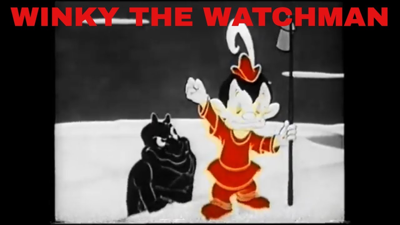 WINKY THE WATCHMAN - A CLASSIC 1946 COLOUR CARTOON REMIX By TMT - YouTube