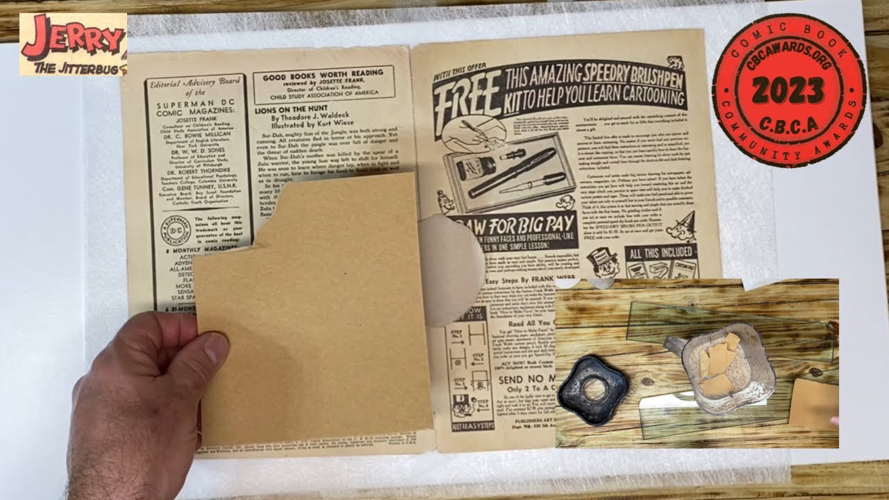 Comic Book Conservation! Paper Pulp Color Match for Leaf Casting ...