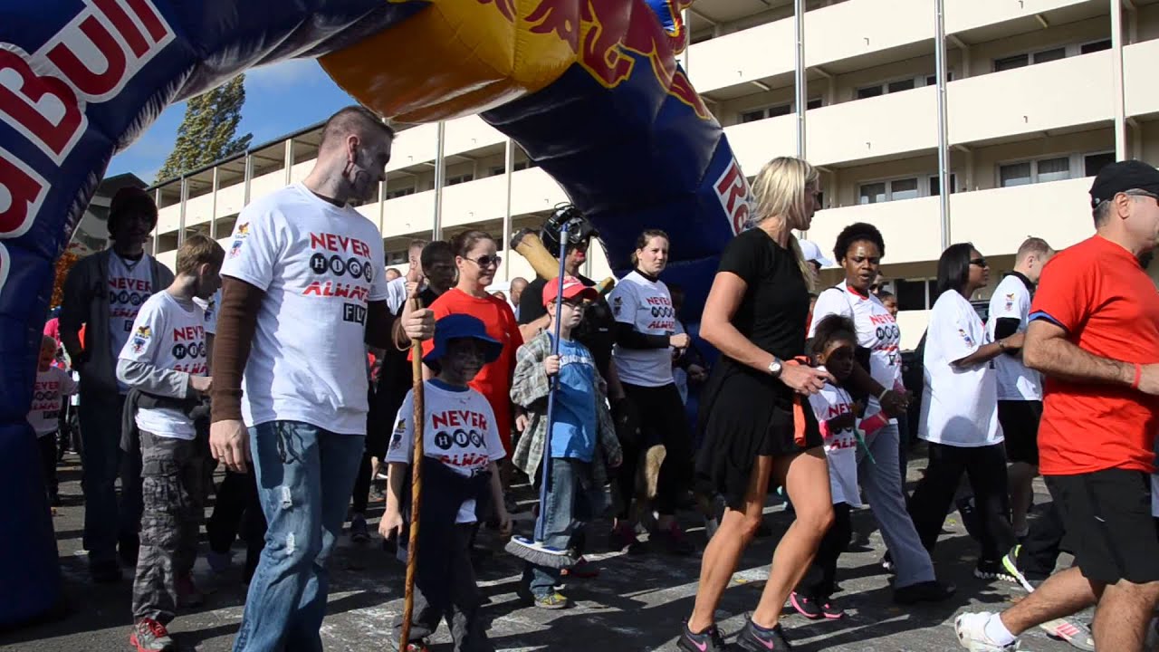 Red Ribbon "Zombie" Run, Oct. 19, Sembach Kaserne - YouTube