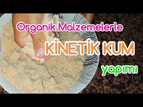 Kinetik Kum (Ay Kumu) Yapımı (Kinetic Sand)