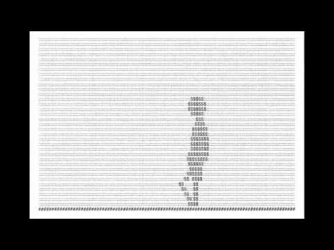 Ascii Stickman Walking Animation - YouTube