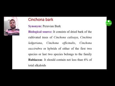 Introduction of morphology and microscopy of Cinchona bark - YouTube