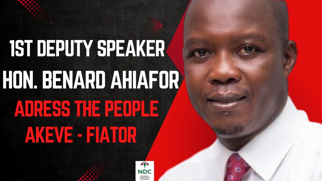 Hon. Bernard Ahiafor 1st Deputy speaker meet the chief, Queen Mother ...