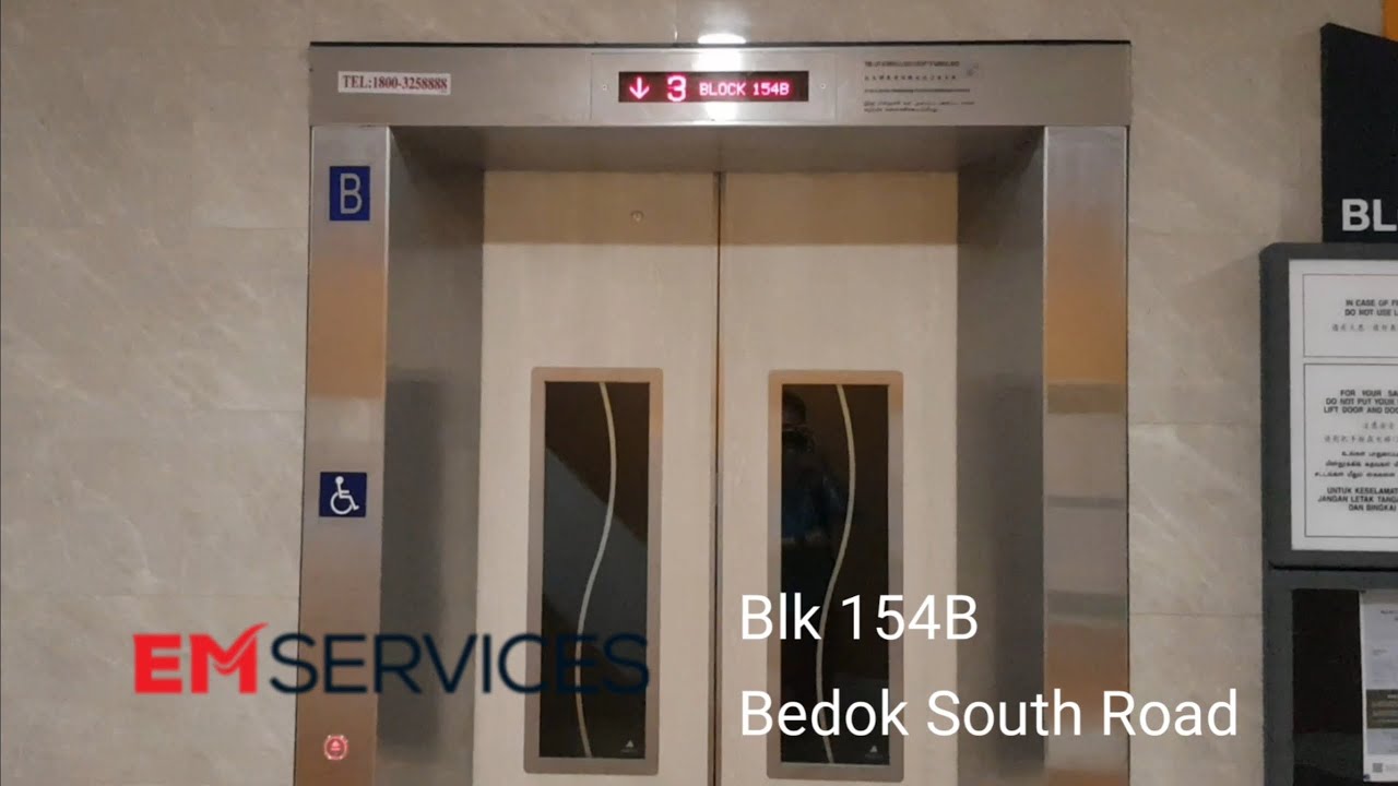 EM lifts at Blk 154B Bedok South Horizon - YouTube