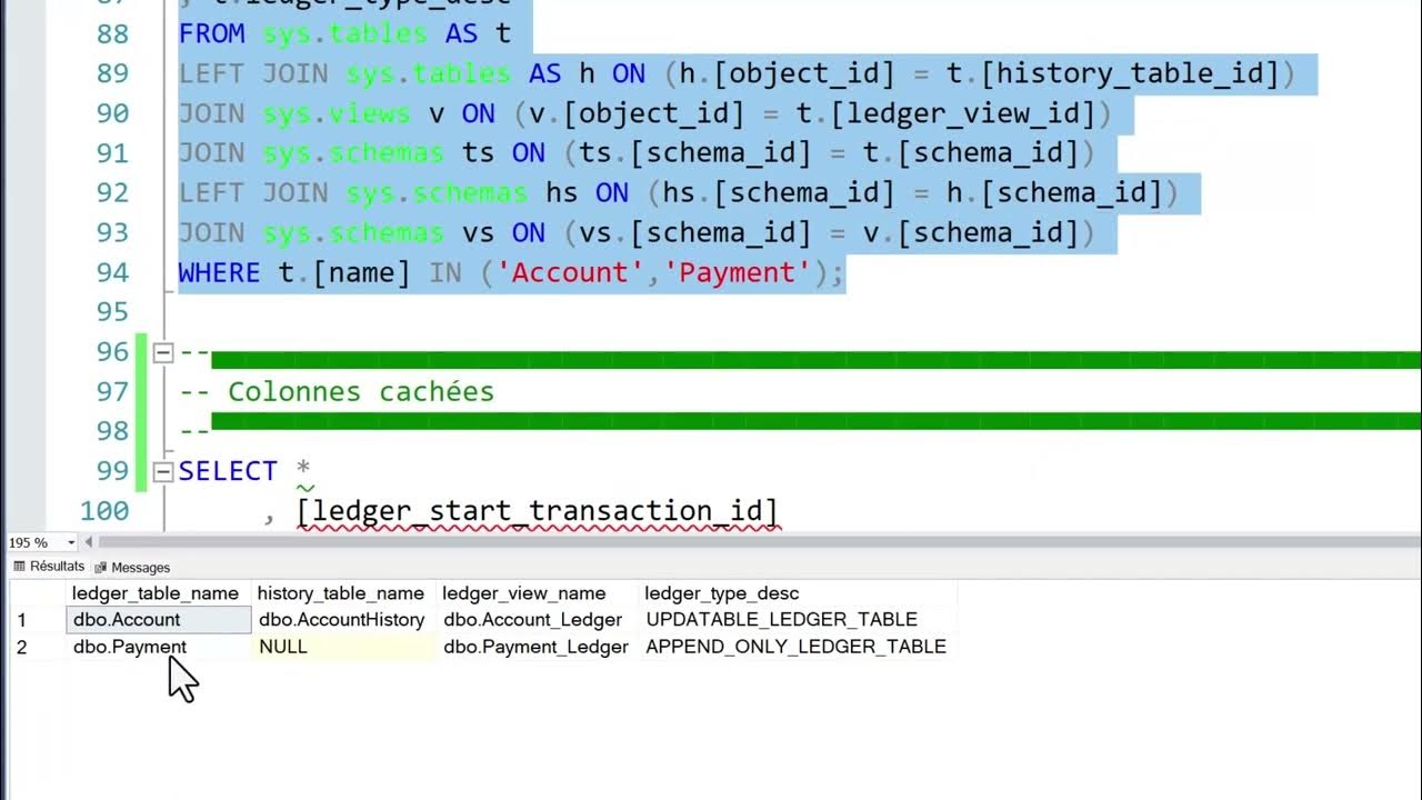 SQL Server 2022 : Database Ledger - YouTube