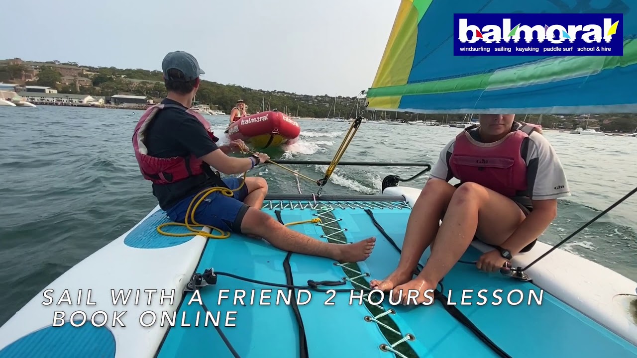 Sail with a friend 2 hours lesson - YouTube