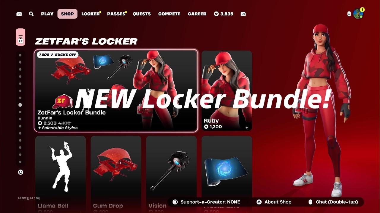 NEW!! Zetfar's Locker Bundle! | Fortnite Item Shop (August 10, 2025 ...