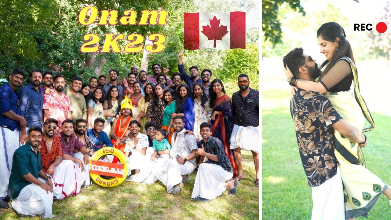 My First Onam in Canada 🌼 | 🇨🇦 യിലെ എന്റെ ആദ്യത്തെ ഓണം | Canada Family ...