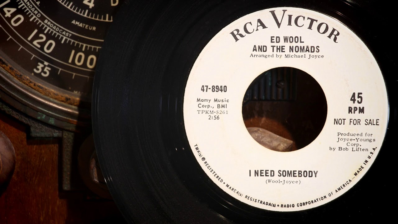 Ed Wool and The Nomads - I Need Somebody ...1966 - YouTube