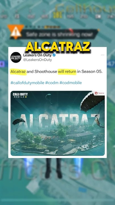 ALCATRAZ IS COMING BACK TO COD MOBILE SEASON 5 #codm #codmobile #codmbr #codmobileclips # ...