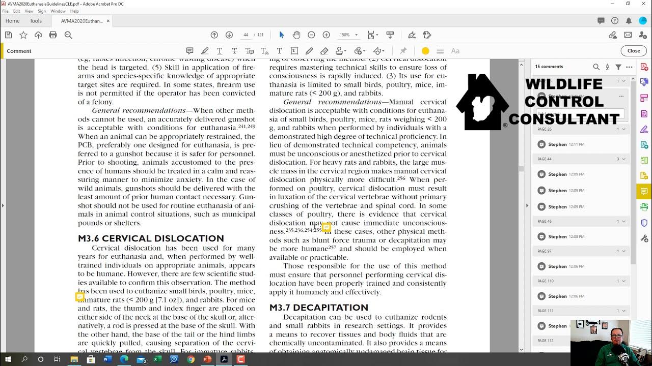 AVMA American Veterinary Medical Association's 2020 Guidelines of the Euthanasia of Animals ...