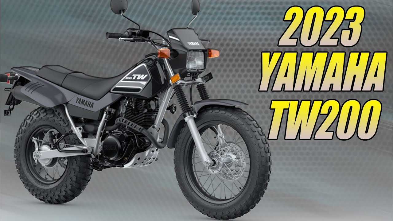 Yamaha TW200 2023 Adaptable and Comfortable With Fat Tires - YouTube