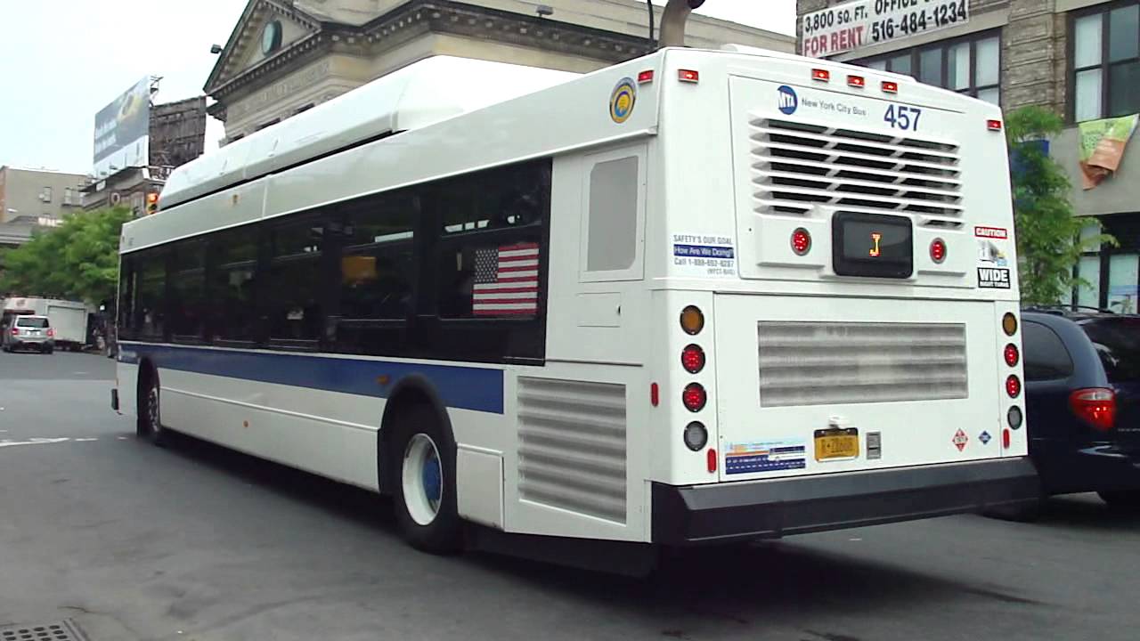MTA NYCT Bus: 2012 New Flyer C40LF J Shuttle Bus #457 at Broadway ...