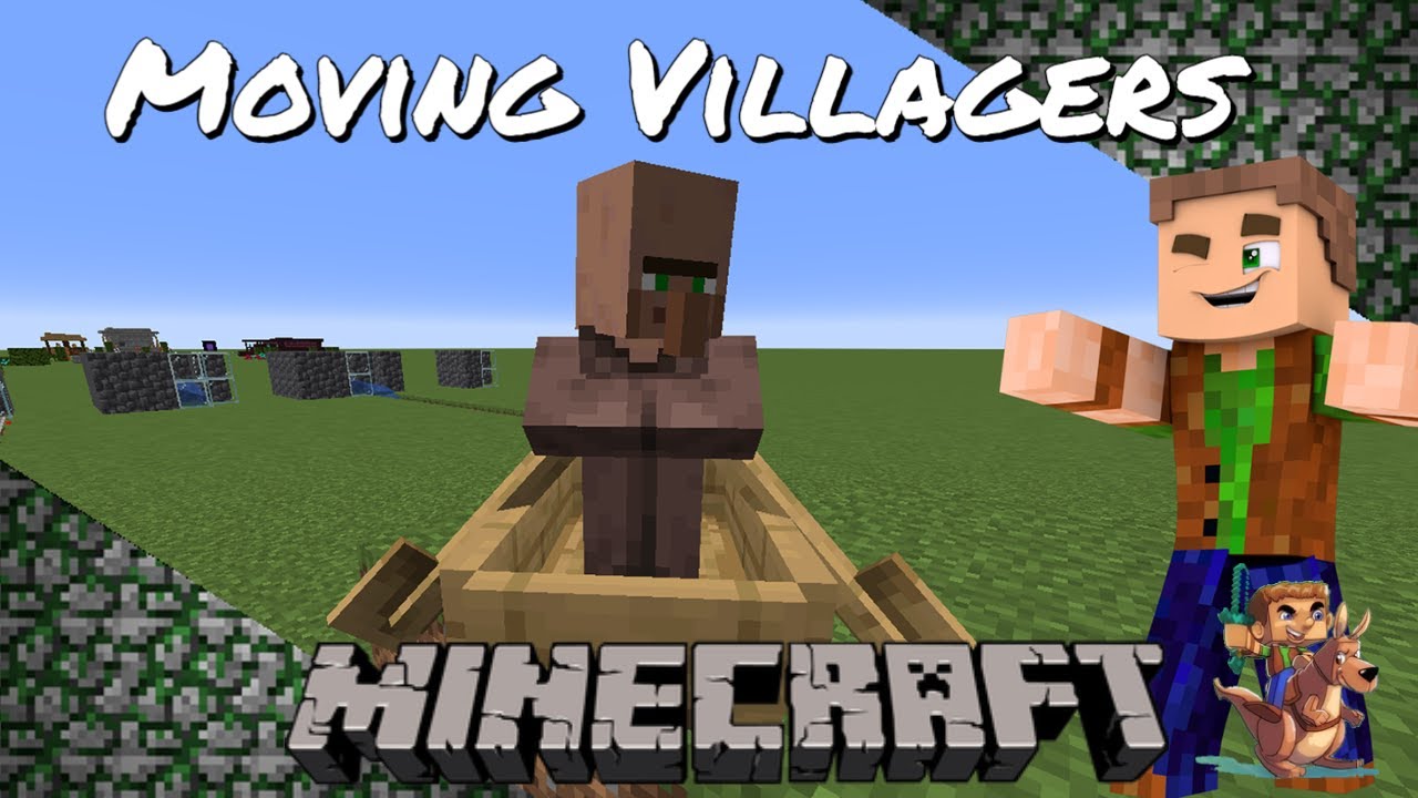 Gob’s Quickies - Minecraft Tutorial - How to move villagers!!! - YouTube