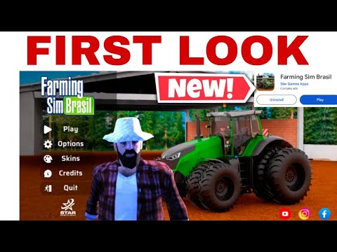 IT'S HERE!!!🇧🇷🌴NEW BRAZILIAN FARMING SIMULATOR 🌽 FARMING SIM BRASIL🚜 ...