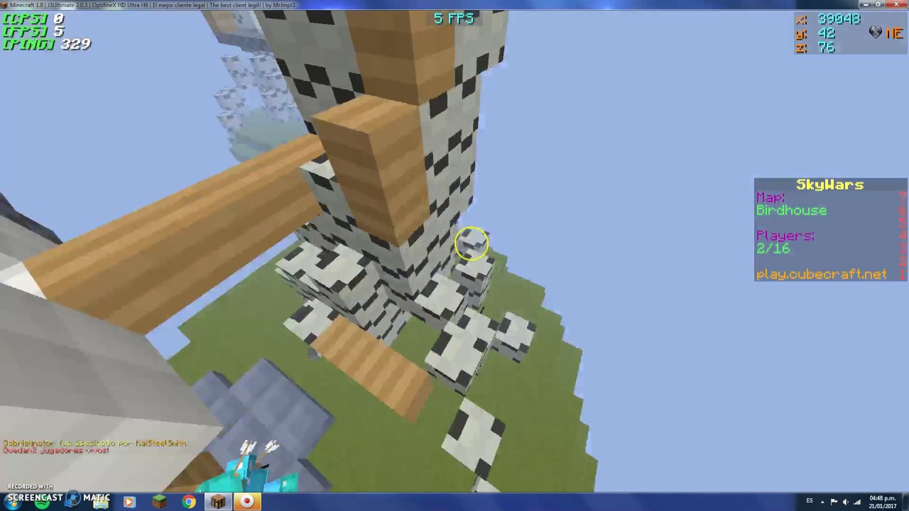 hacker en cubecraft - YouTube