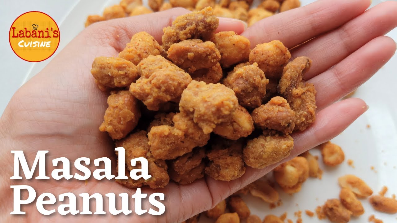 Crispy and Spicy Masala Peanuts (Groundnuts) | Evening snacks recipe ...