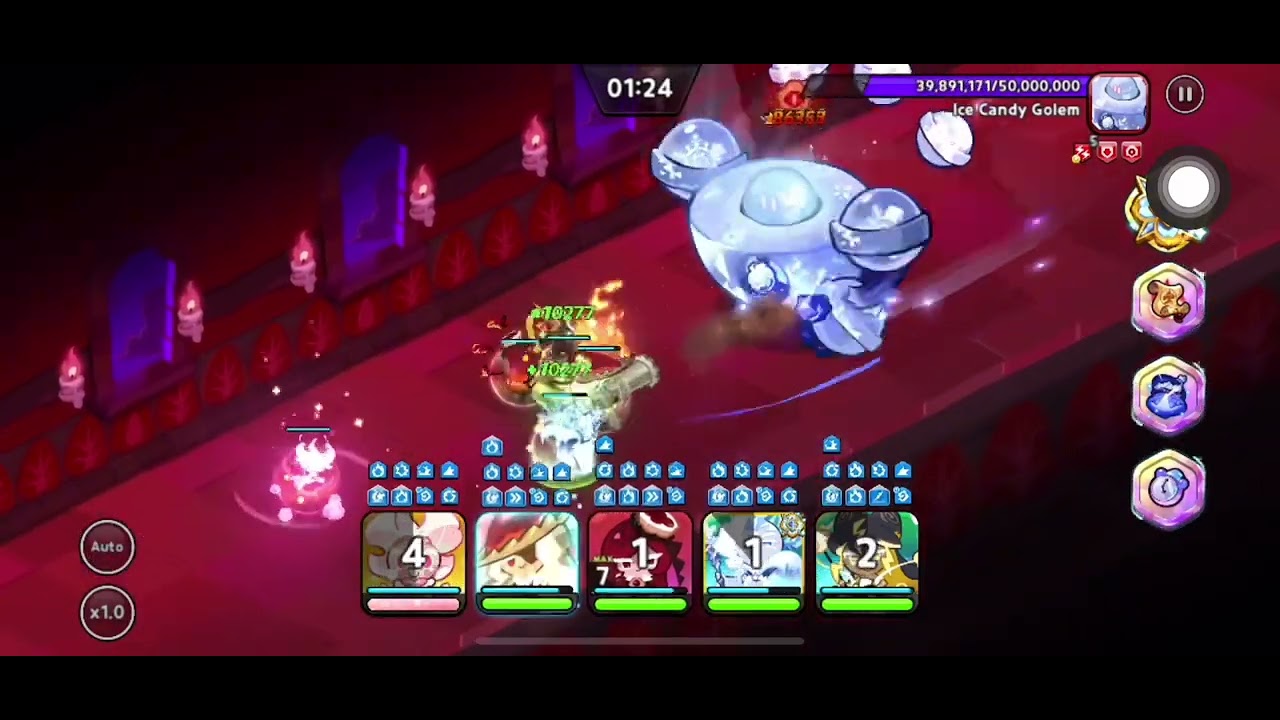 CRK: Endless Strawberry Cake Tower Tray 70 (Vs Ice Candy Golem) - YouTube