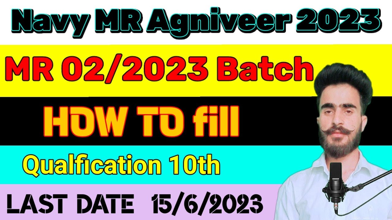Navy MR Online Form Kaise Bhare || Navy MR Agniveer Online Form 2023 ...