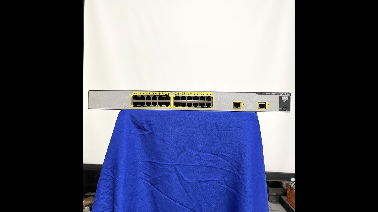 Cisco Catalyst Express 500 24 TT - YouTube