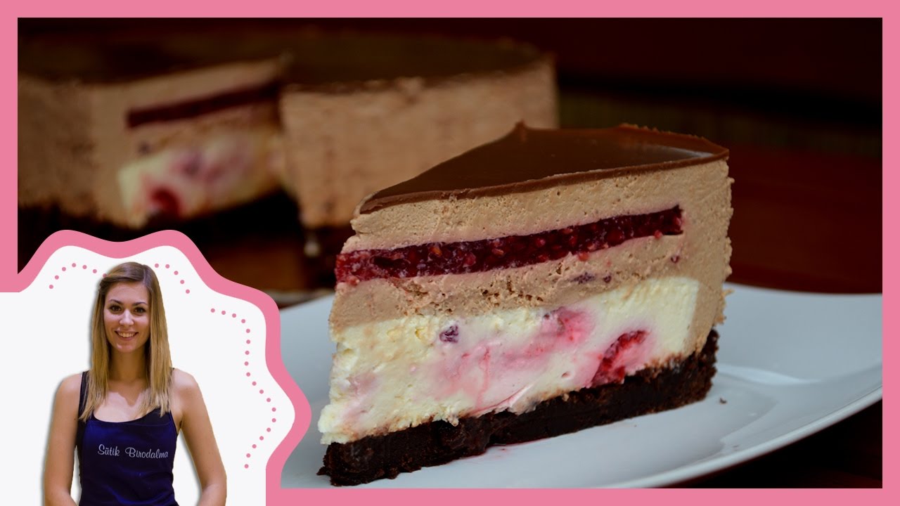 Málnás csokoládés mousse torta elkészítése recepttel - Sütik Birodalma ...