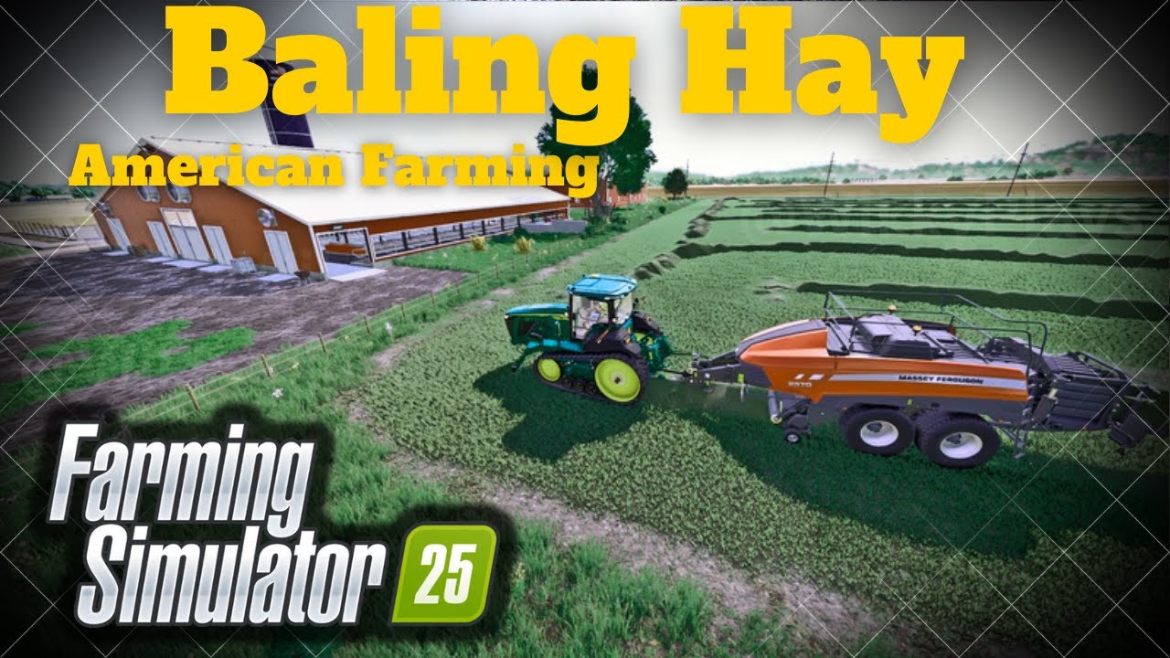 FS25 | Judith Plains, Montana 4X | Baling Hay - YouTube
