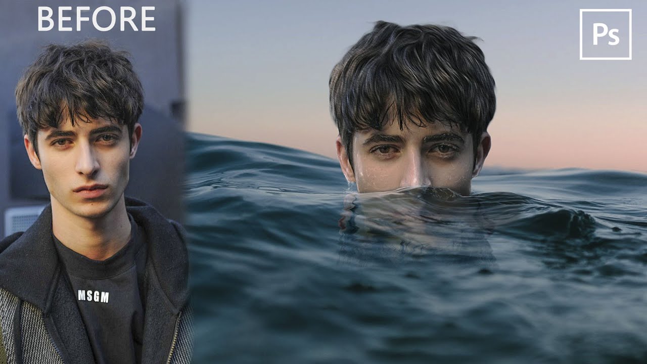 Underwater Effect Manipulation Tutorial - Photoshop Tutorial (Creative ...