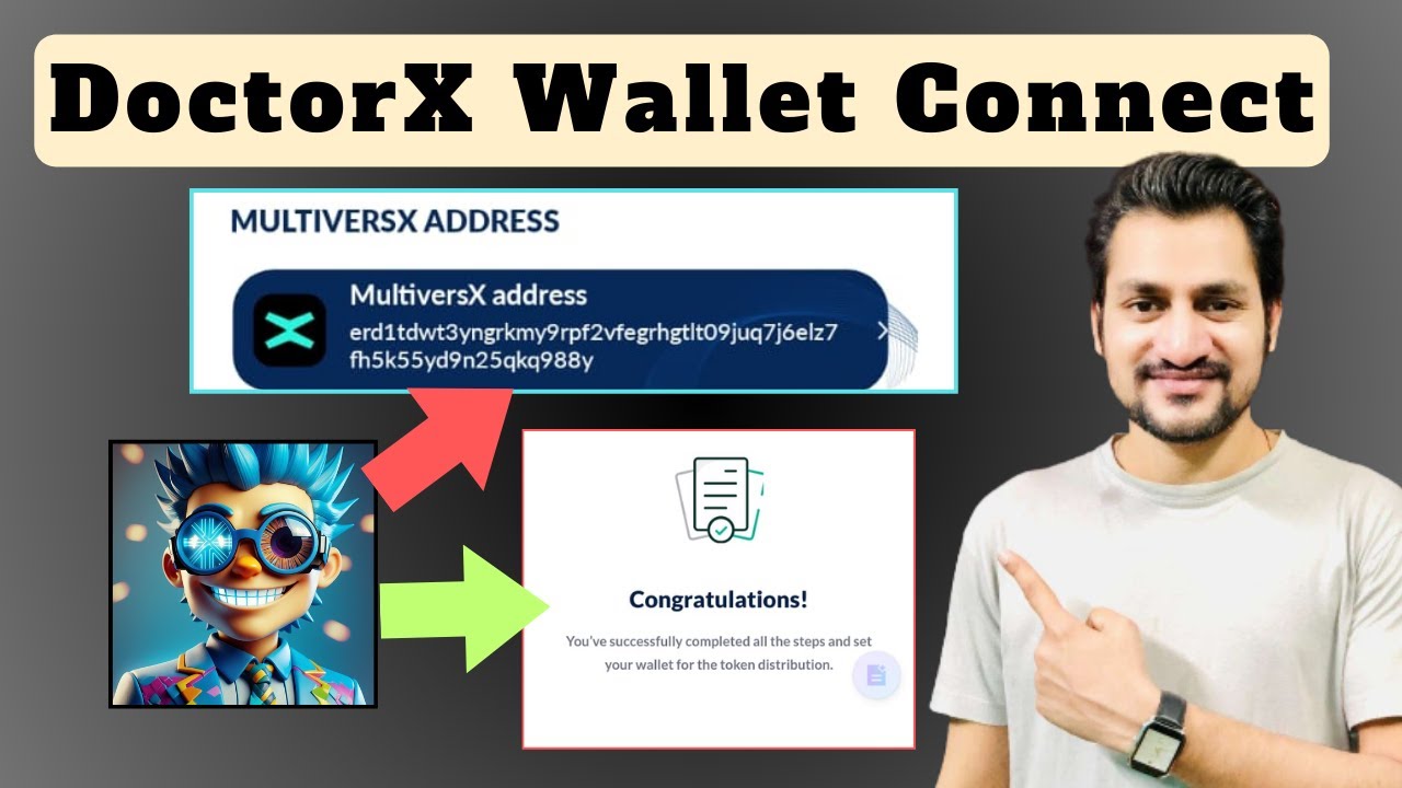 DoctorX Wallet Connect Kaise Kare | DoctorX MultiverseX Address Bind ...