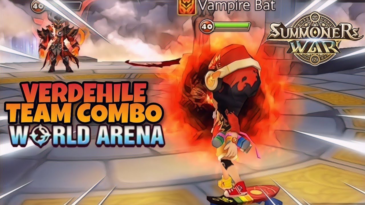 Verdehile Team Combo in World Arena Ep. 3 - Summoners War - YouTube