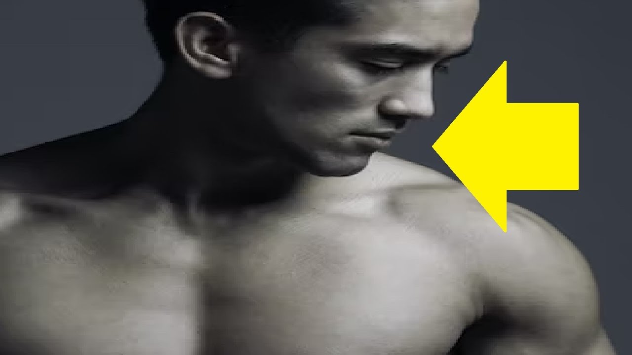 how to get a good jawline and cheekbones for guys easy - YouTube