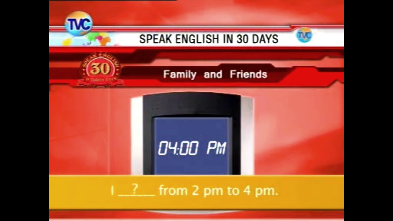 part 2_04 TVC 30 days course speaking English in Learn Sleep Words ...