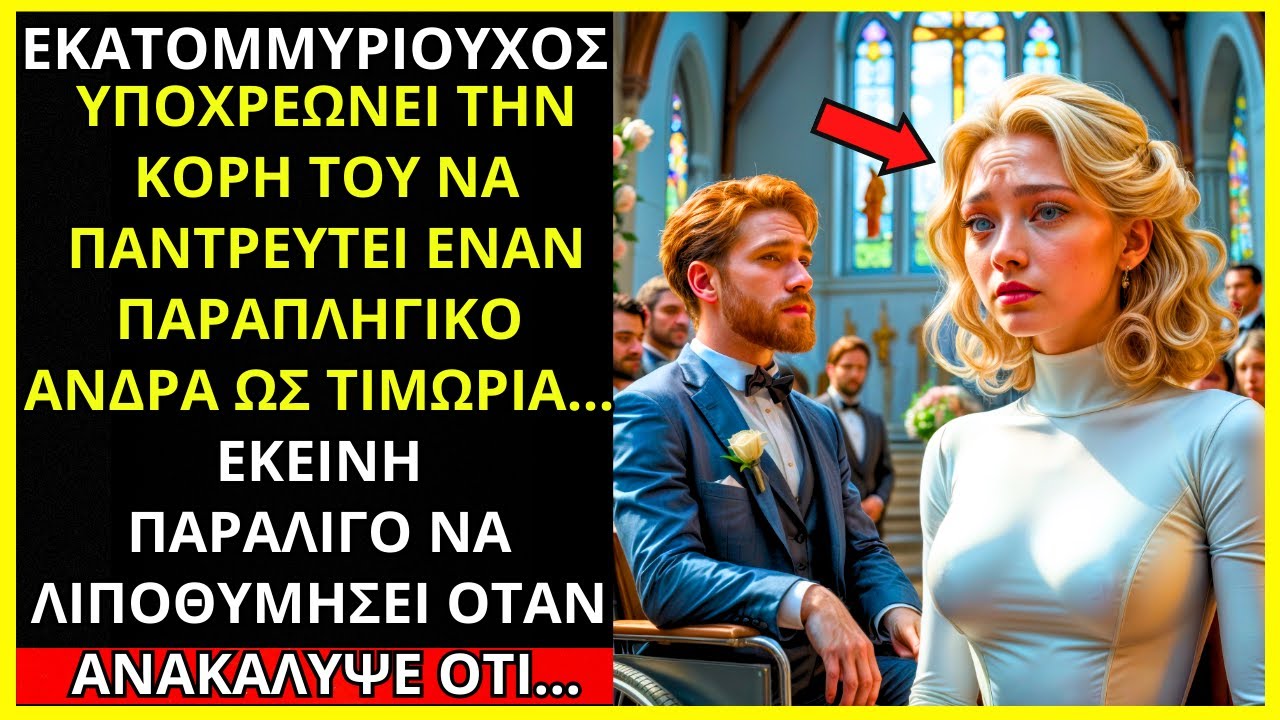 ΕΝΑΣ ΕΚΑΤΟΜΜΥΡΙΟΥΧΟΣ ΑΝΑΓΚΑΖΕΙ ΤΗΝ ΚΟΡΗ ΤΟΥ ΝΑ ΠΑΝΤΡΕΥΤΕΙ ΕΝΑΝ ΠΑΡΑΛΥΤΟ ...