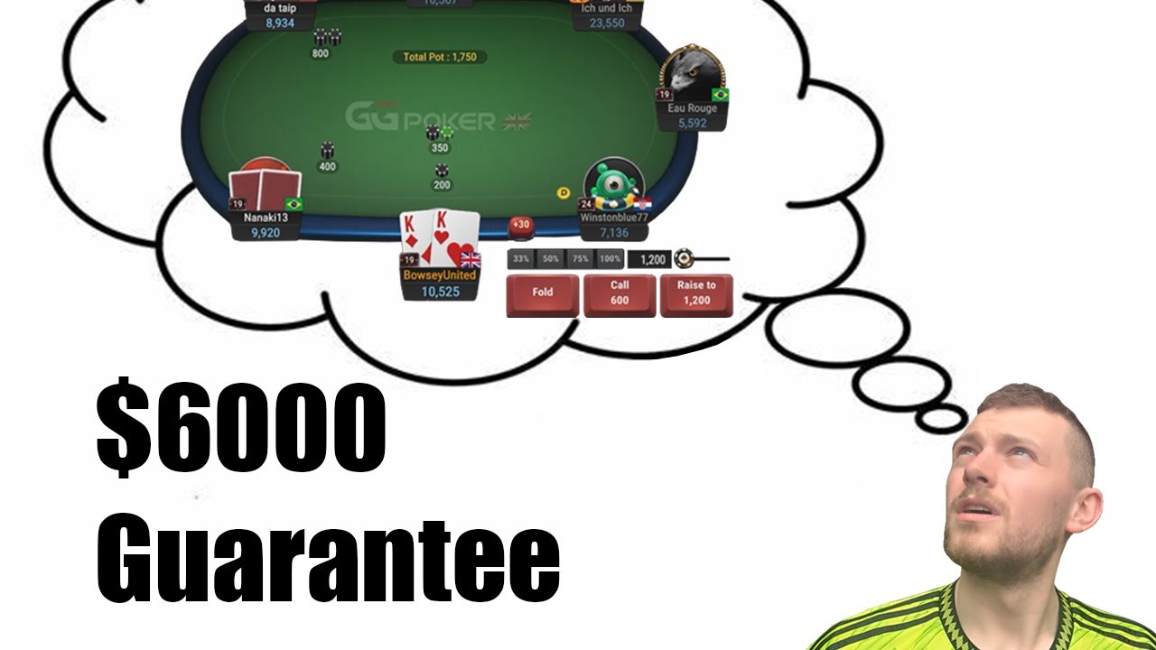 $6000 in Guarantee's! Online Poker - No Limit Hold'em - YouTube