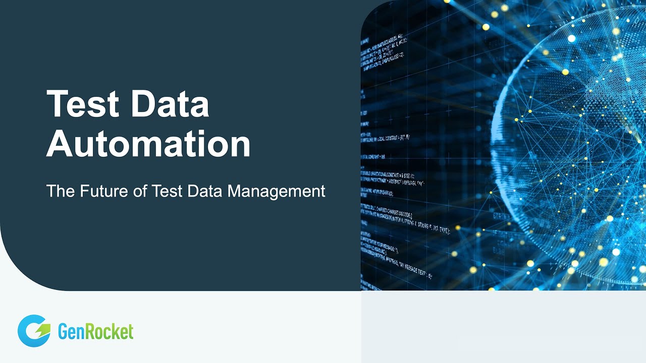 GenRocket Test Data Automation Platform - YouTube
