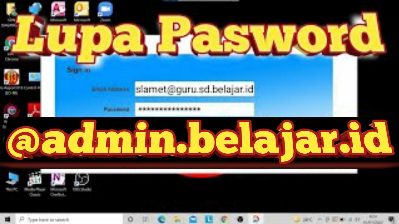 Cara Mereset Akun @Admin.Belajar.id || Mereset Akun Kepala Sekolah ...