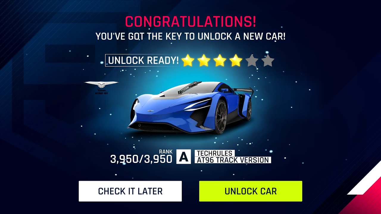 Asphalt 9: Opening Techrules AT96 Track Version and test in MP - YouTube