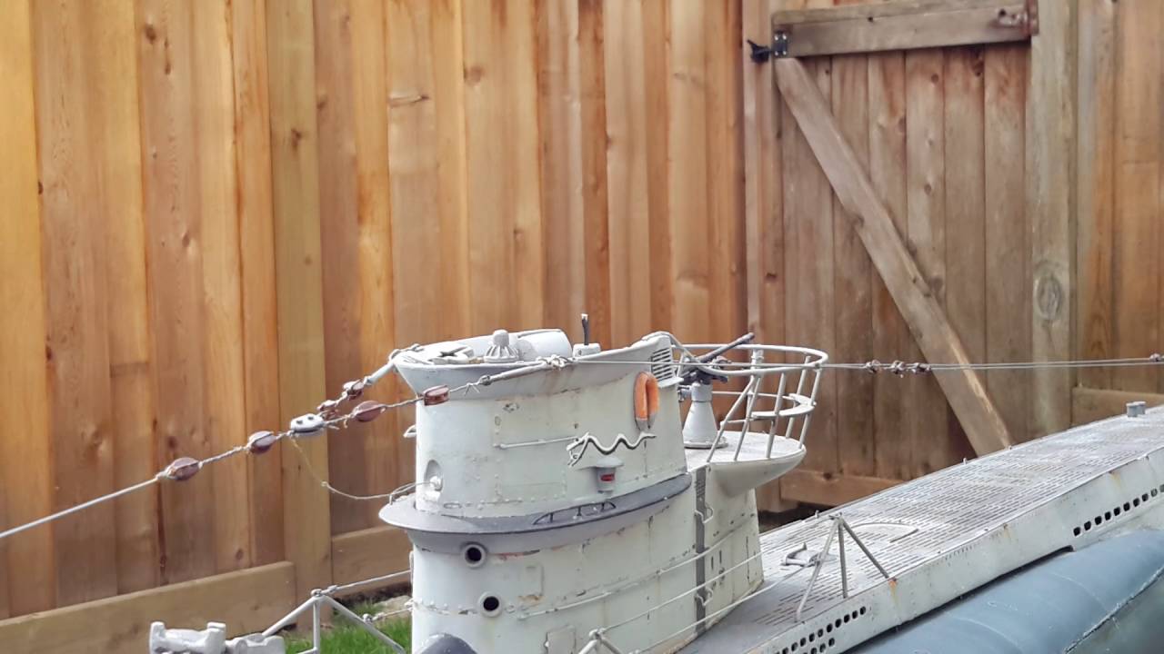 Type V11C U-Boat working periscope 1/48 scale - YouTube