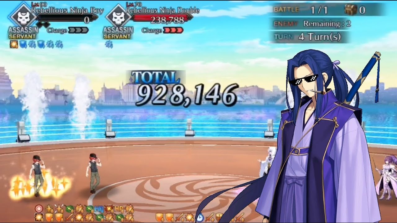 【FGO】Summer Las Vegas - Challenge Quest『4T Clear』ft. REGEND (Sasaki ...