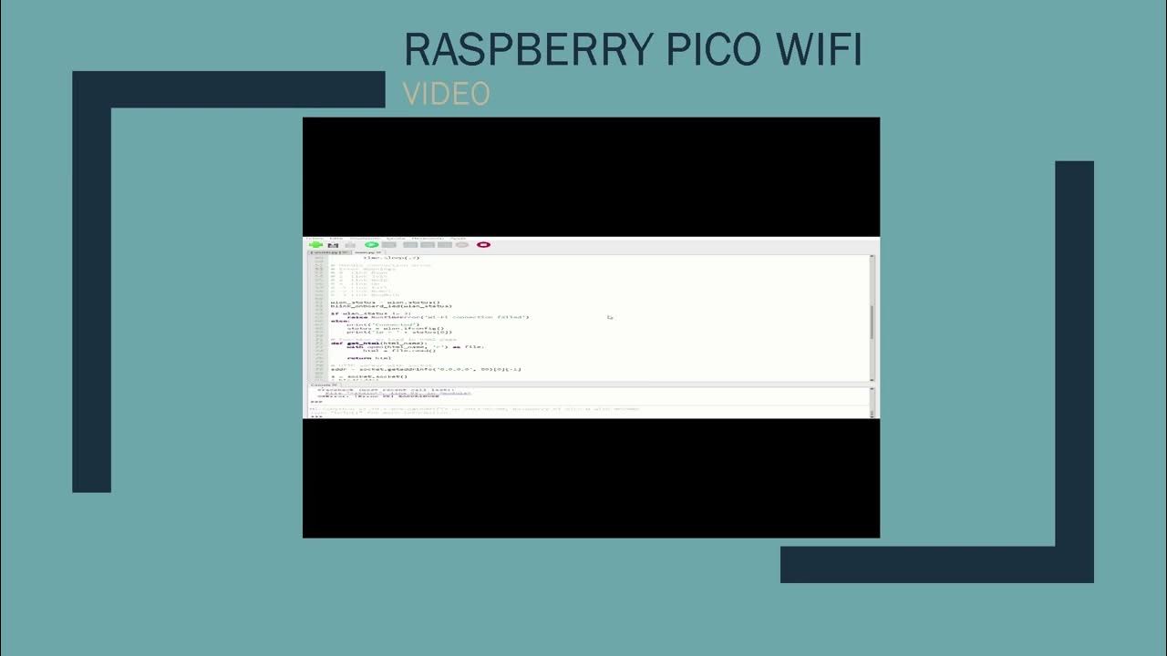 Primer uso de Raspberry pi pico Wifi con micropython - YouTube