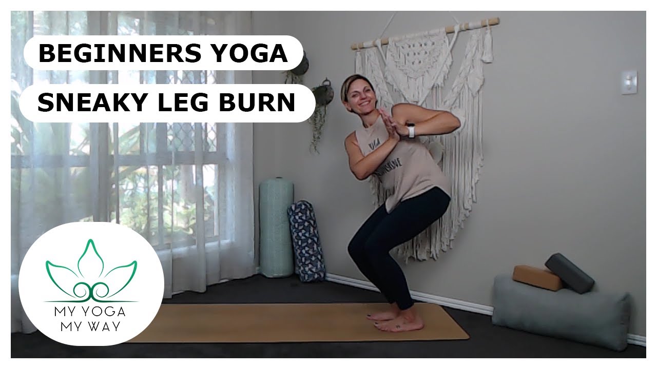 70MIN YOGA FOR BEGINNERS - Sneaky Leg Burn - YouTube