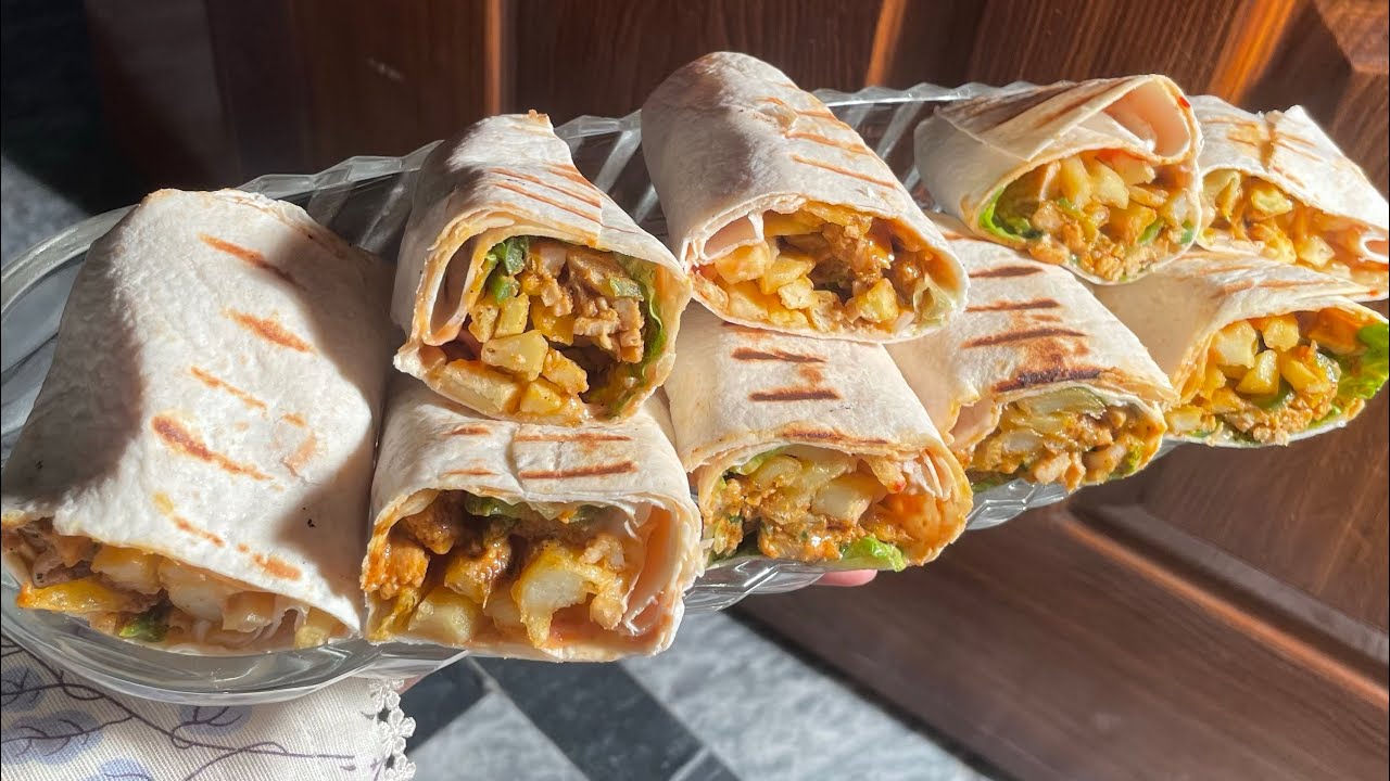 Chicken Tikka Burrito Wrap Recipe | Ramadan Special ️🌙 - YouTube