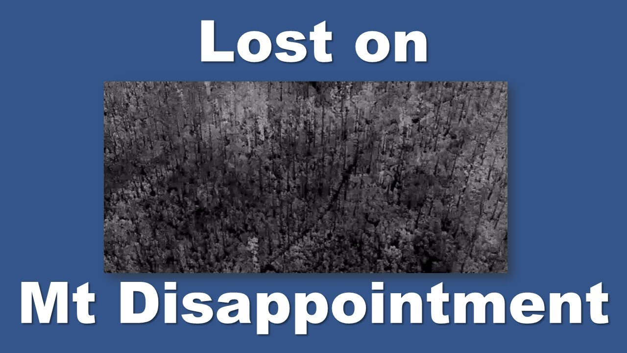 Lost on Mt Disappointment - 12 June 20 - YouTube