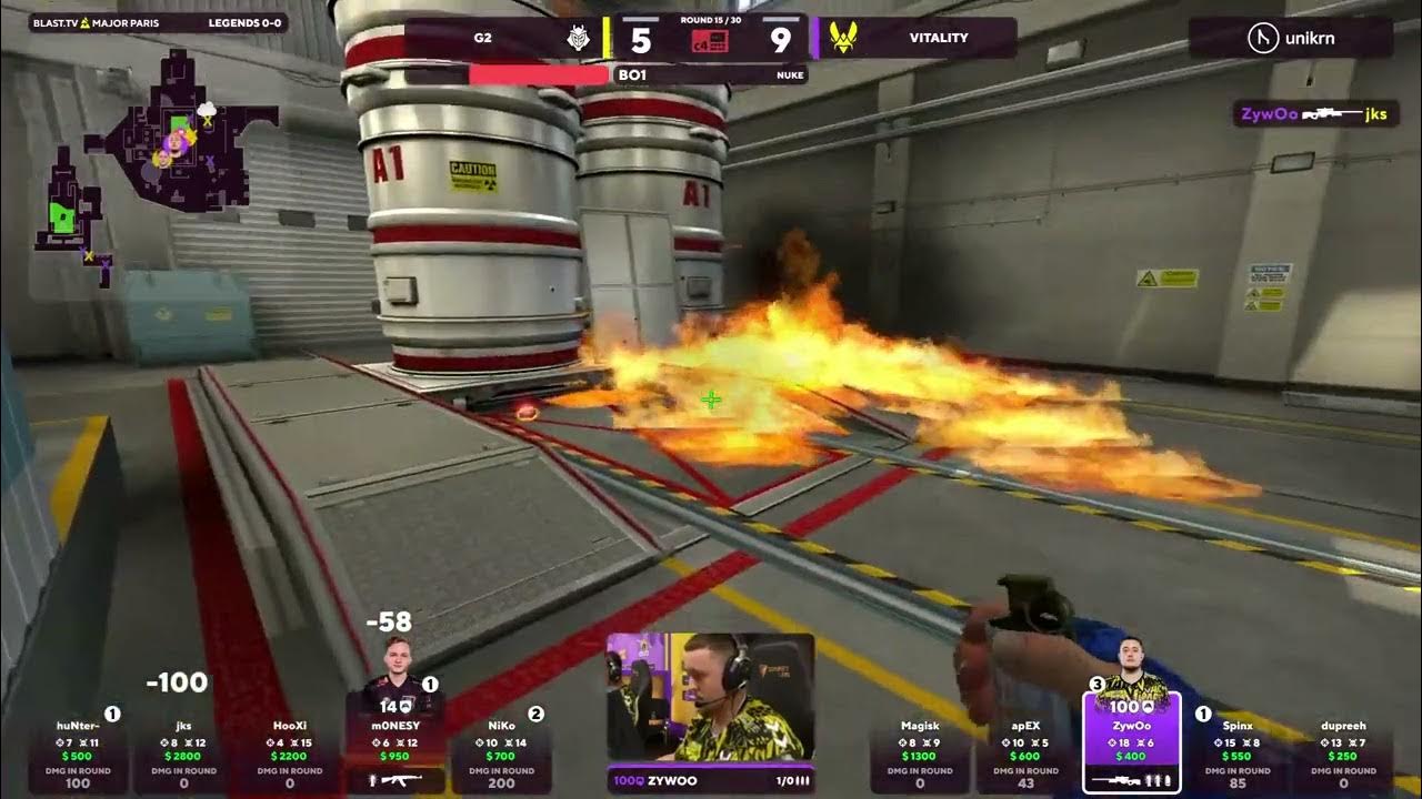 ZYWOO RIDICULOUS 1V4 AGAINST G2! - YouTube