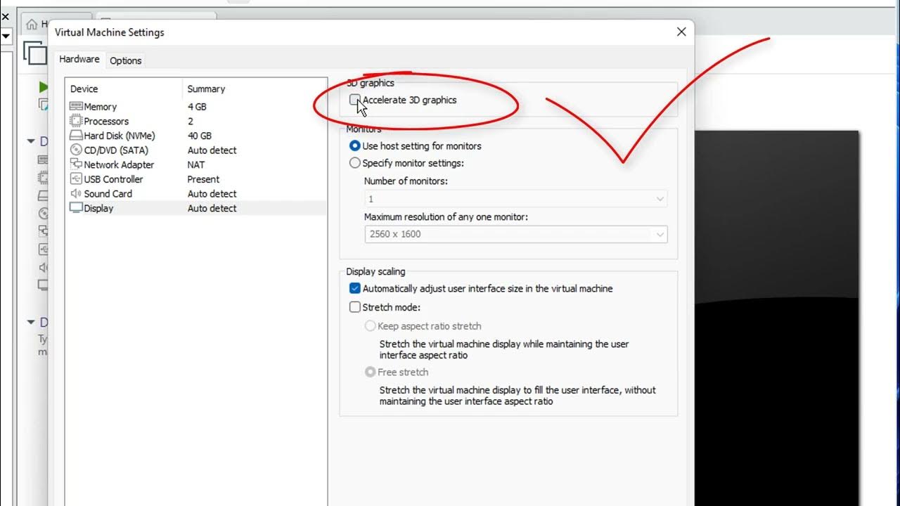 How to Enable 3d Acceleration in Virtual Machine in VMware 17 Pro - YouTube