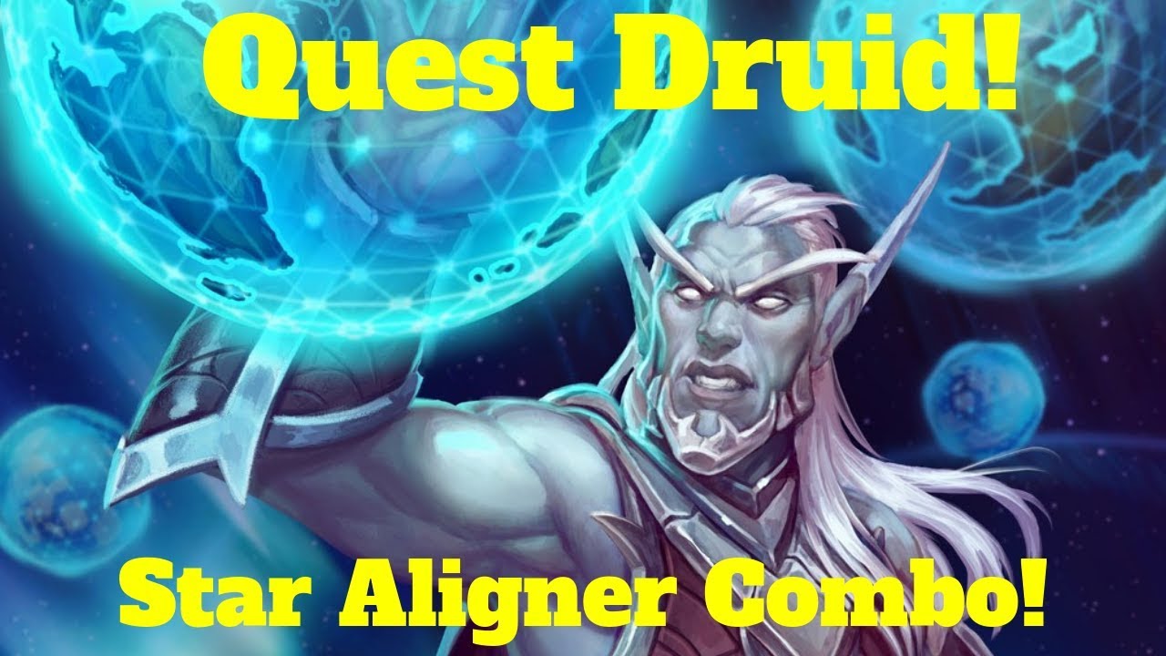 Star Aligner Quest Druid! Gloop Sprayer Combo! [Hearthstone Game of the ...