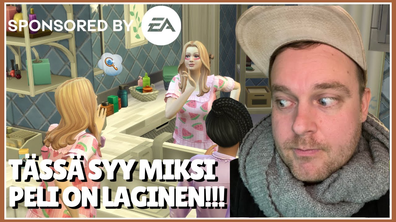 Sims 4 LAGI selvillä + Kitien katsominen - YouTube