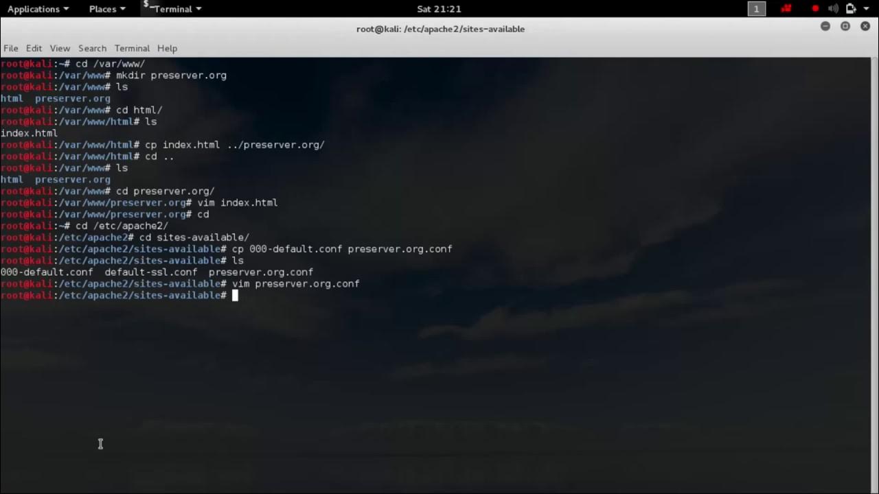 How to configure Apache2 server 2016 - YouTube